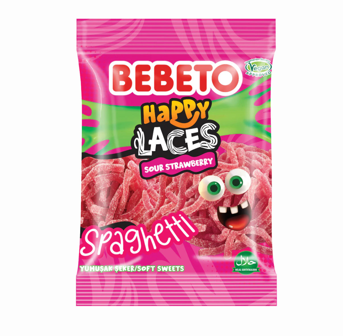Bebeto spaghetti sour strawberry – SugarRush